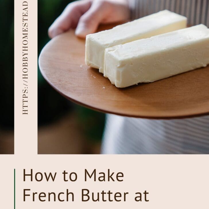 How to Make French Butter at Home - Hobby Homestead