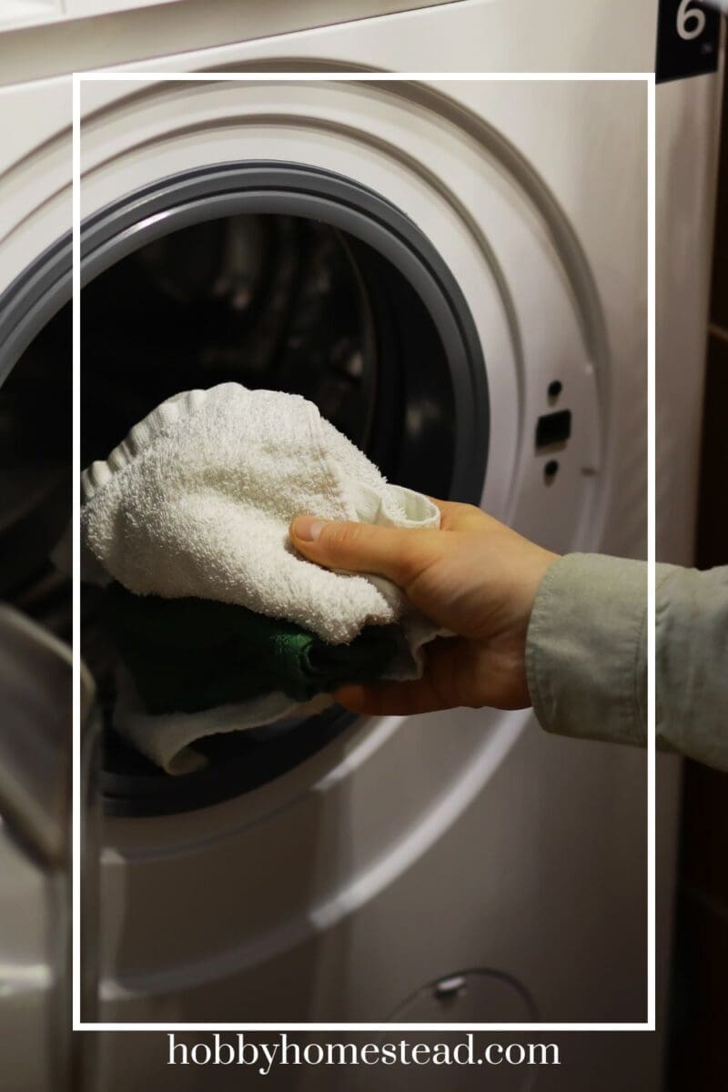 How to Clean a Front Load Washing Machine - Hobby Homestead