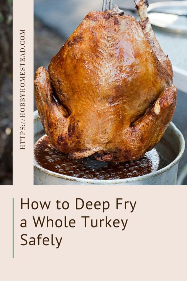 How to Deep Fry a Whole Turkey Safely - Hobby Homestead