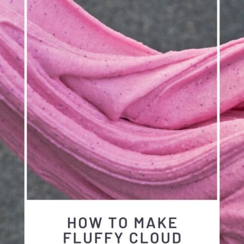 How to Make Fluffy Cloud Slime with Shaving Cream - Hobby Homestead