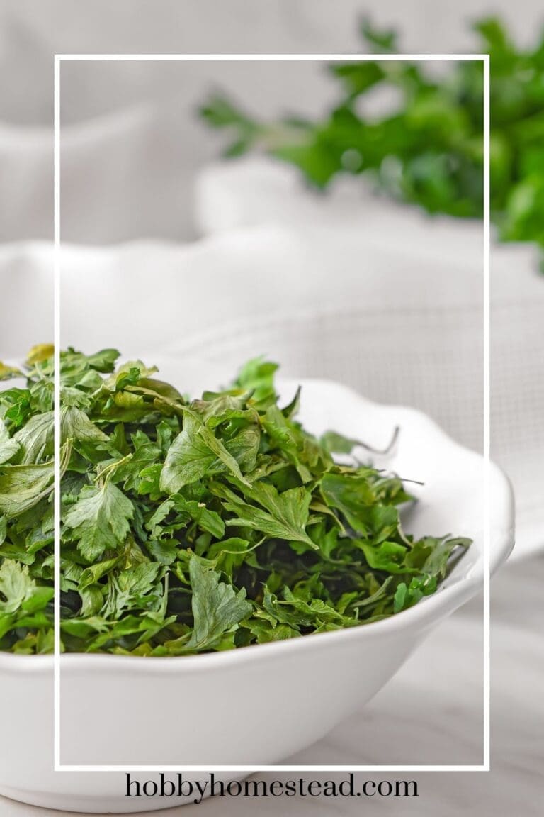 How to Dry Parsley at Home: 3 Foolproof Methods - Hobby Homestead