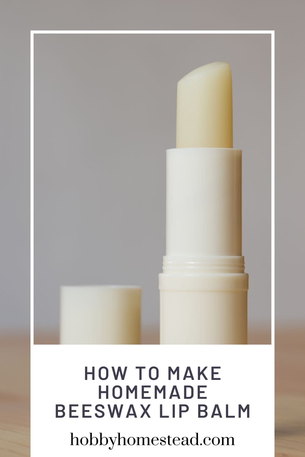 How to Make Homemade Beeswax Lip Balm - Hobby Homestead