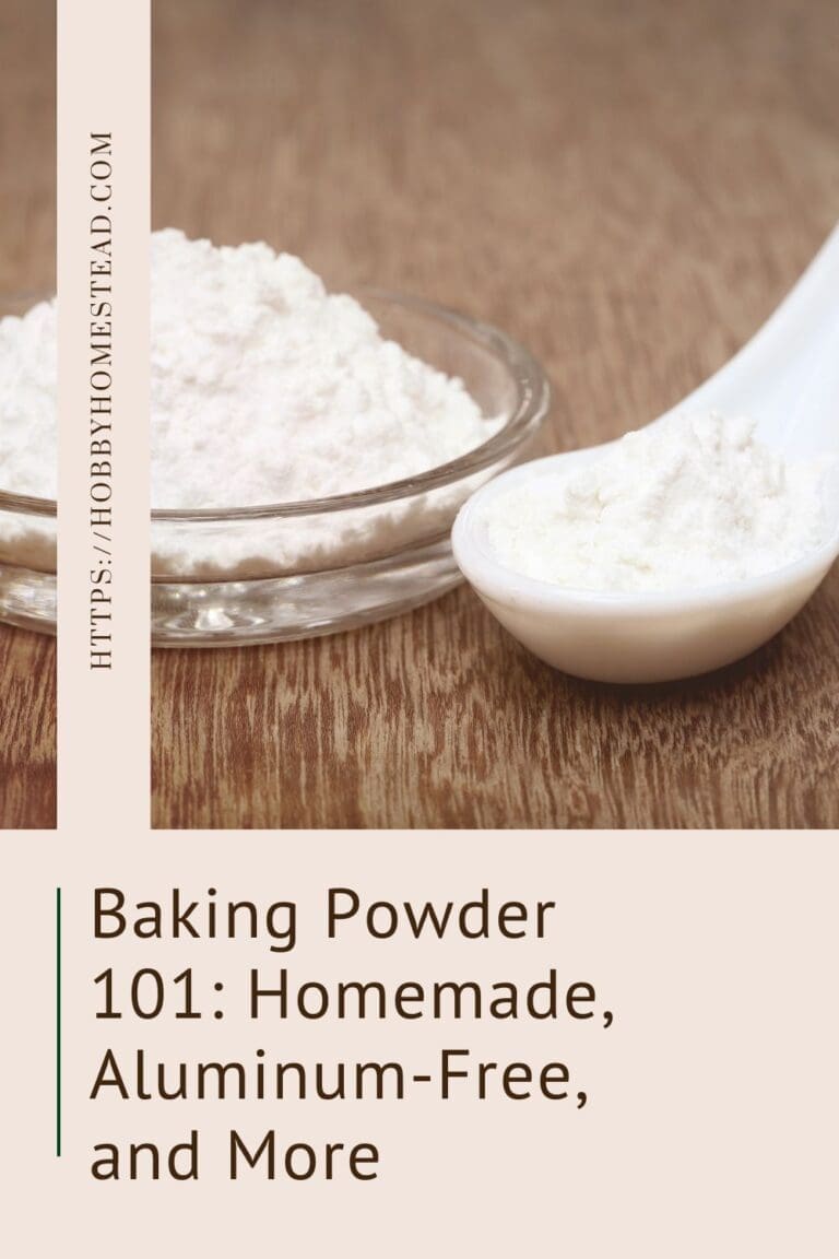 Baking Powder 101: Homemade, Aluminum-Free, and More - Hobby Homestead
