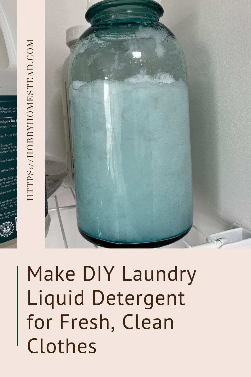 Make DIY Laundry Liquid Detergent for Fresh, Clean Clothes - Hobby ...