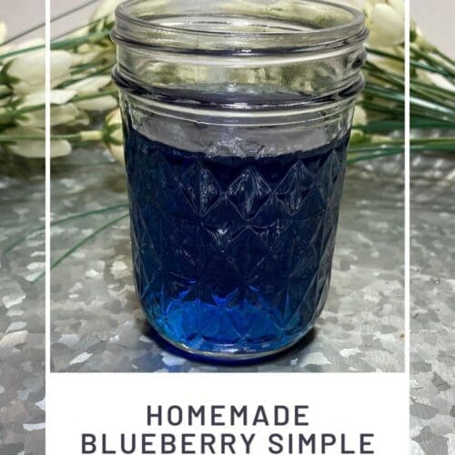 Homemade Blueberry Simple Syrup Recipe (Quick & Easy!) - Hobby Homestead