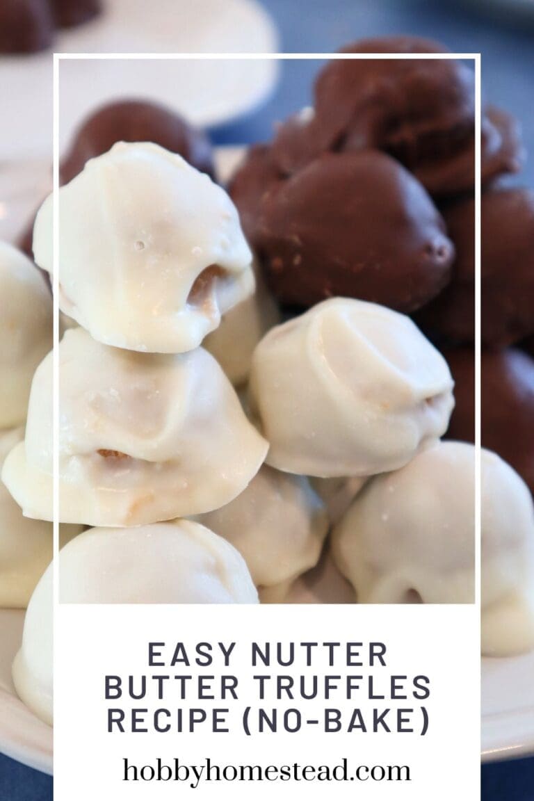 Easy Nutter Butter Truffles Recipe (No-Bake) - Hobby Homestead